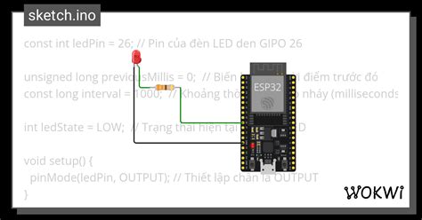 Bai Tap 1 Wokwi Esp32 Stm32 Arduino Simulator