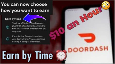 Doordash New Pay Option For Drivers Hourly Earnings Is The Future 😳 Youtube