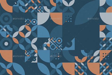 Abstract Geometric Pattern Backgrounds Graphics Graphicriver