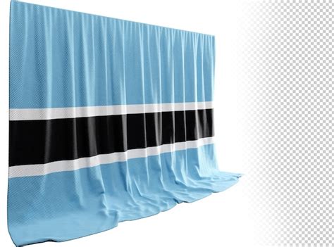 Premium Psd Experience Vibrant Unity With 3d Flags Of Botswana Elevate Conferences And History