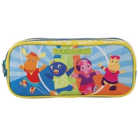 Estojo Escolar Duplo Dos Personagens Backyardigans Shopee Brasil