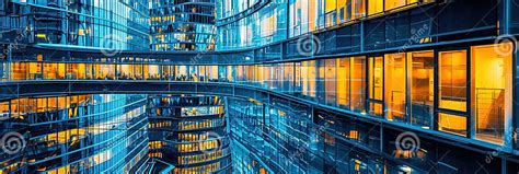 Abstract Patterns Formed By Urban Infrastructure And Architecture Stock Illustration