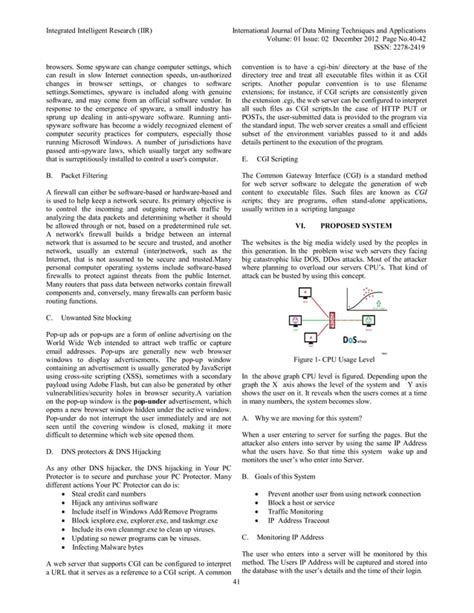 Detection Of Distributed Denial Of Service Attacks Pdf