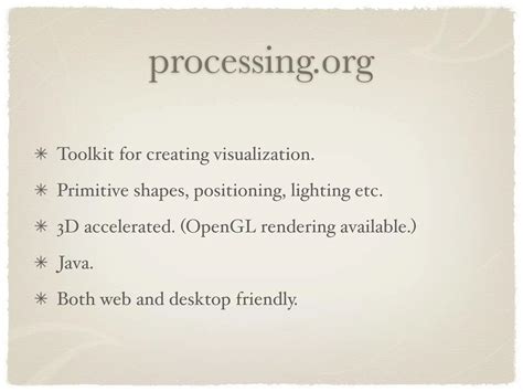 Writing 3d Applications Using Ruby Processing Ppt
