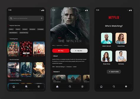 Netflix Mobile App Ui Redesign On Behance