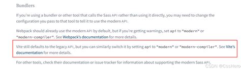 Vite中sass警告js Api过期the Legacy Js Api Is Deprecated And Will Be Remove