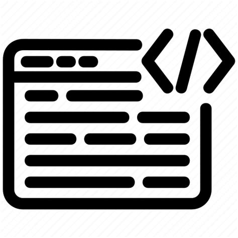 Coding Code Technology Digital Information Data Icon Download On