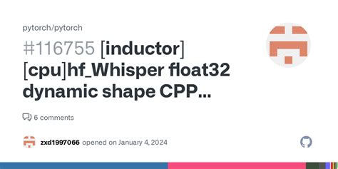Inductor Cpu Hfwhisper Float32 Dynamic Shape Cpp Wrapper Multiple