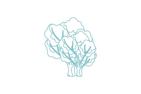 Tree Nature Vector Design Line Style Graphic By Customspace Creative Fabrica