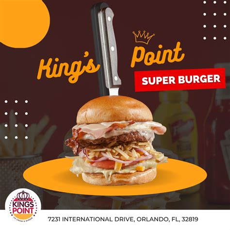 Kings Poit Super Buger Kings Point Ice Cream And Burger