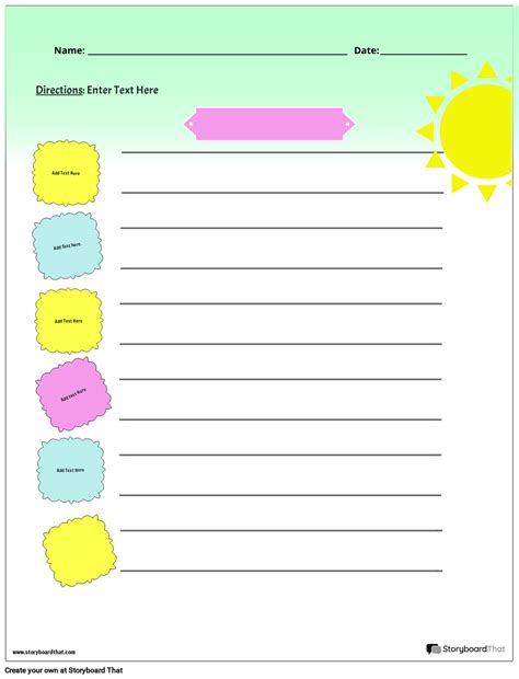 Free Poetry Worksheets Storyboard That Templates