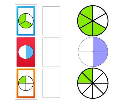 Matching Equivalent Fractions Match Up