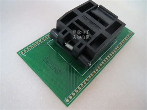 China Low Price Clamshell Ic51 0644 1972 Qfp64 Lqfp64 Spacing 04mm Ic Burning Seat Adapter