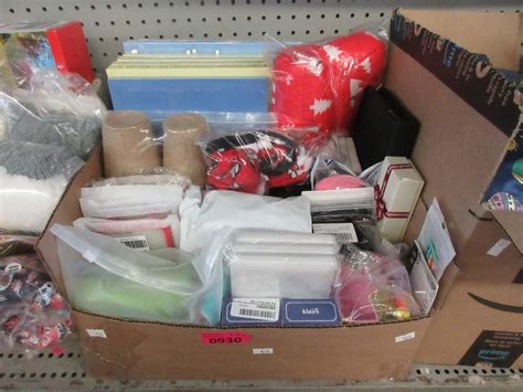 Box Of Assorted Amazon Overstock Goods