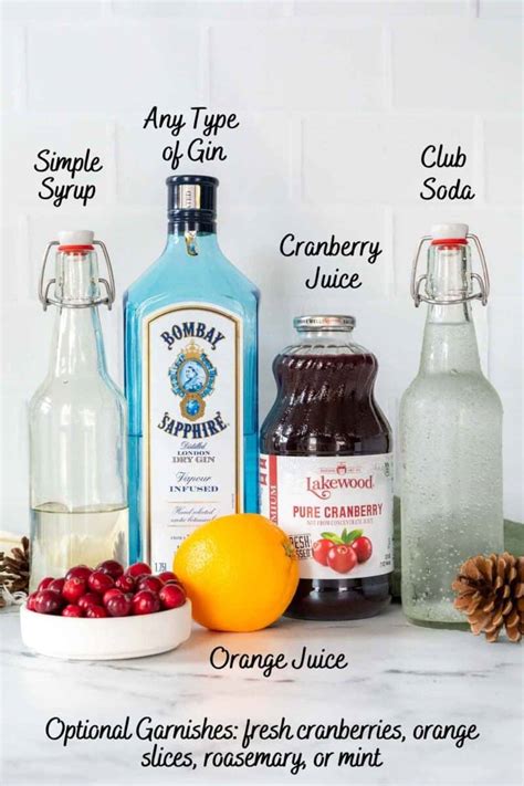Cranberry Gin Cocktail Pitcher Recipe Too Peel With Zeal