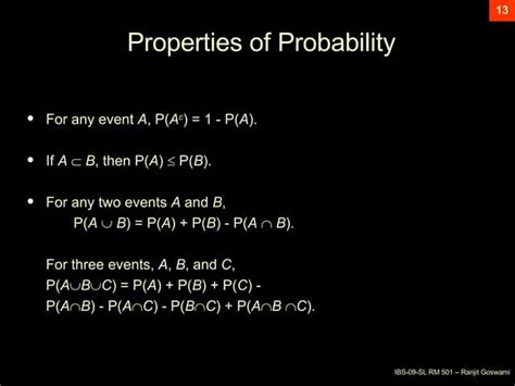 Basic Concept Of Probability Ppt Physics Science
