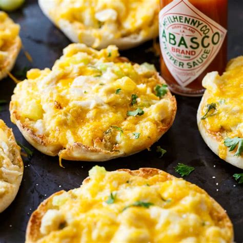 Crab Muffins With Old English Cheese