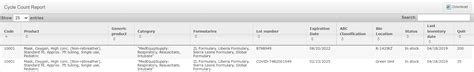Cycle Count Report Openboxes Knowledge Base Cycle Count Report Openboxes Knowledge Base