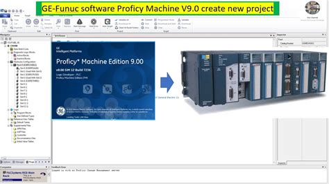 GE-Fanuc Proficy Machine edition 9.0 create and download new project - YouTube