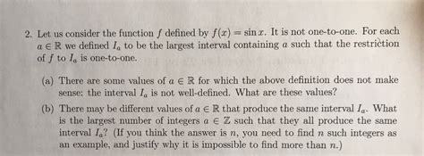Solved Let Us Consider The Function F Defined By F X Chegg