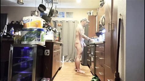 Making Breakfast Naked With Morning Wood Gay Daddy Porn Feat Rugged Wolf XHamster