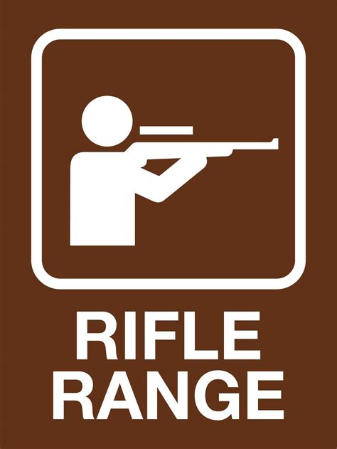 Rifle Range Sign New Signs