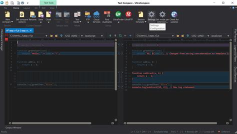 how to use file compare and diff tools for code documents and media ultraedit