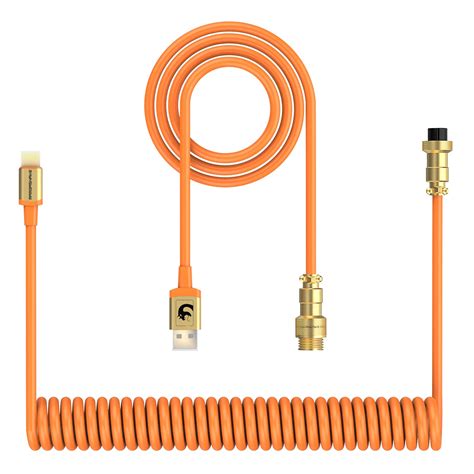 Ziyou Lang C01 Custom Coiled Usb C To A Cable With Detachable Double