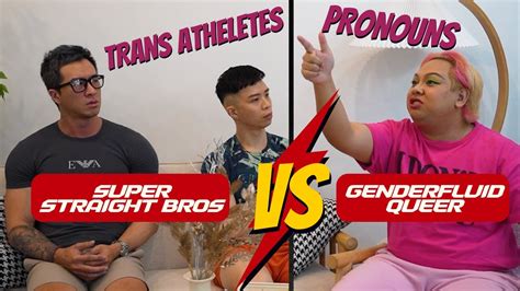 Queer Talk Ep 1 Super Straight Bros Vs Genderfluid Queer Youtube