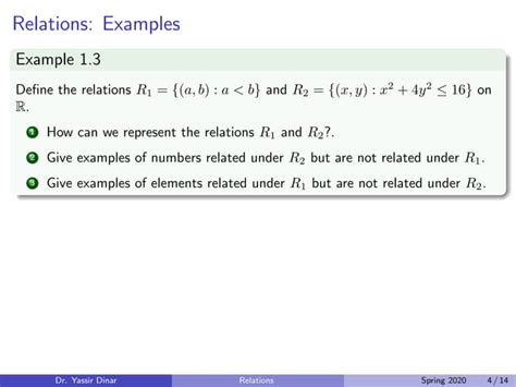 relations between two sets ppt