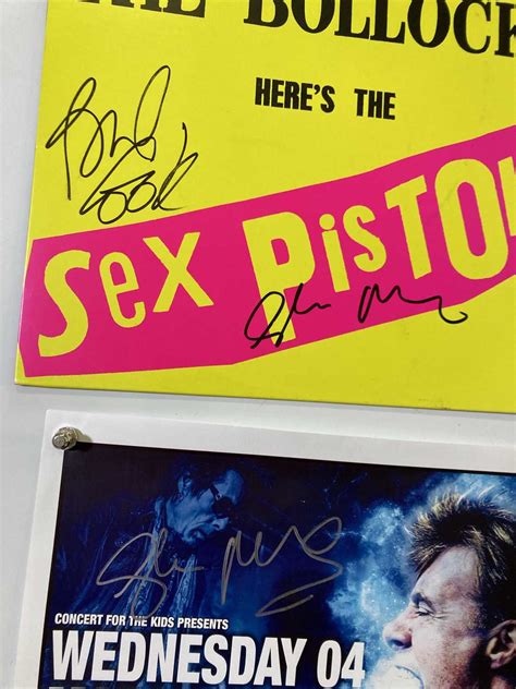 Lot 307 The Sex Pistols Signed Items