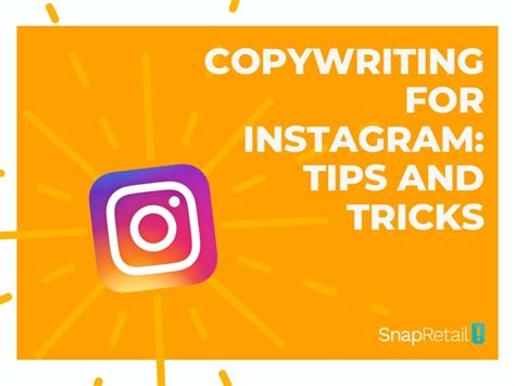 Copywriting For Instagram Tips And Tricks Snapretail