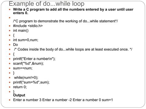 C Decision Making And Looping Pptx Programming Languages Computing