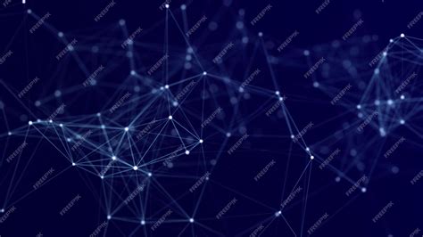 Premium Photo Digital Background With Dots And Lines Big Data Visualization Network Connection