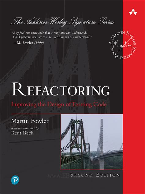 Refactoring Improving The Design Of Existing Code 2nd Edition Ebooksworld Ir Pdf Scope