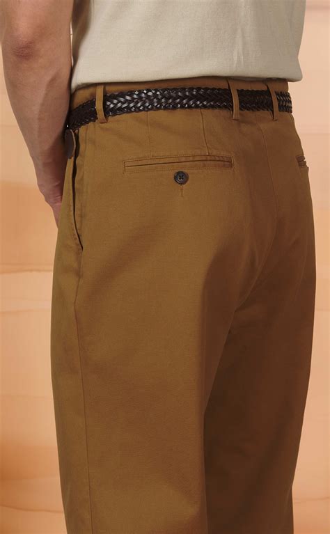 British Khaki High Rise Chinos Spier And Mackay
