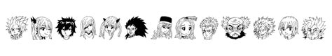 Fairy Tail Image Bold Free Font Decorativedisplay Decora What Font Is