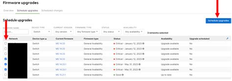 Cisco Meraki Ms Switches Firmware Upgrades