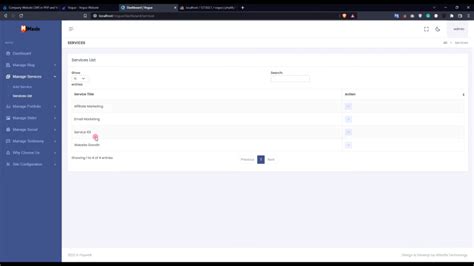 Free Download Company Website Cms Project In Php With Source Code And