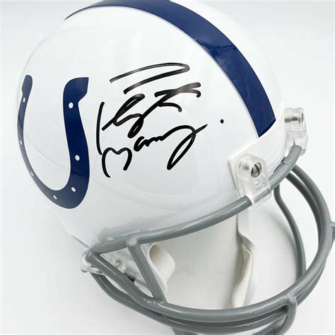 Peyton Manning Indianapolis Colts Signed Replica Helmet
