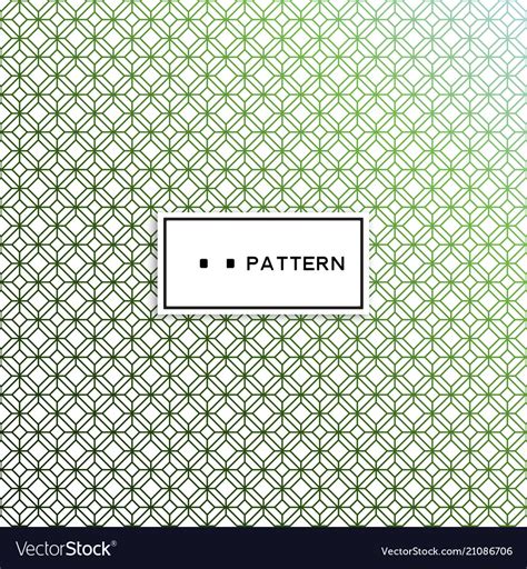 Abstract Geometric Pattern With Lines Rhombuses Vector Image