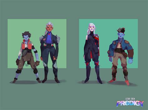 Star Trek Prodigy Main Characters On Behance