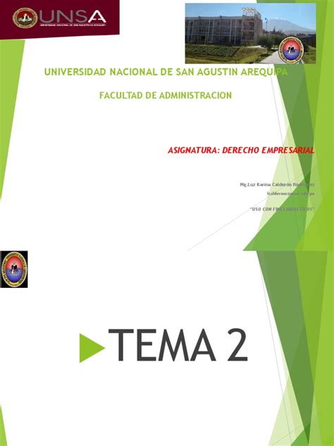 Tema 2 Concepto Y Naturaleza Del Derecho Empresarial Pdf Derecho