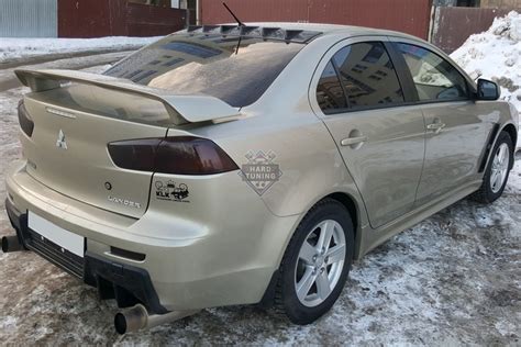 Спойлер 2.0 V1 Mitsubishi Lancer 10 (2007-2016) ABS пластик. Купить ...