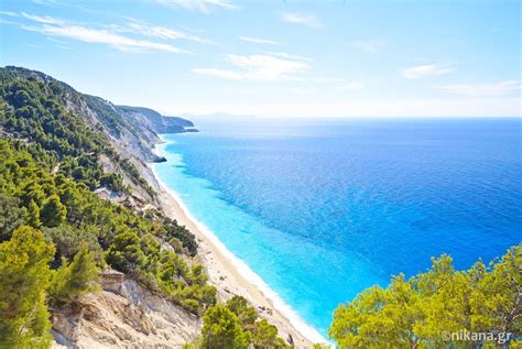 Egremni Beach Lefkada Tourist Guide Nikana Gr