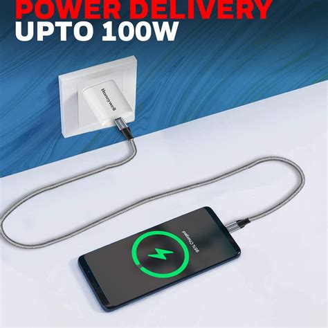 Buy Honeywell Type C To Type C USB 3 1 Cable For Smartphone Grey Computech Store