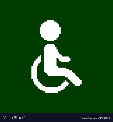 International Symbol Of Access Or Isa Sign Vector Image