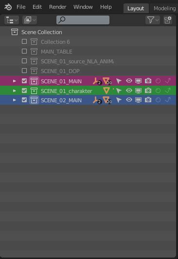 outliner layers colors blender development discussion blender