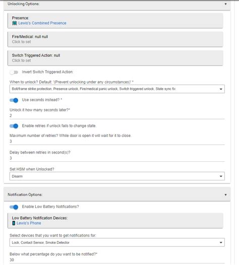 RELEASE Auto Lock Custom Apps Hubitat