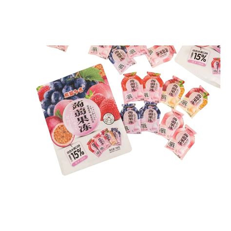 Wholesale 160g Cool Sweet Jelly Assorted Mini Fruit Bites Jelly Jelly